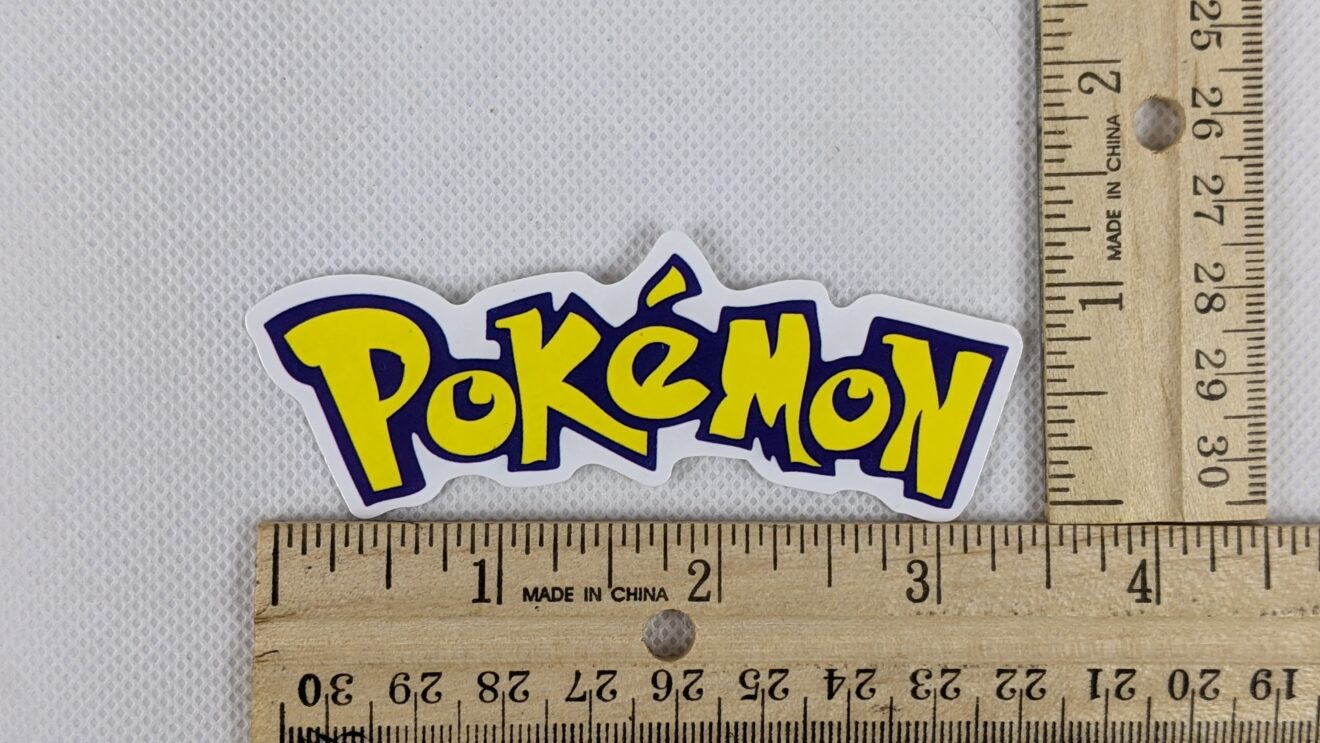 Pokemon Logo Vinyl Sticker – Totally Things